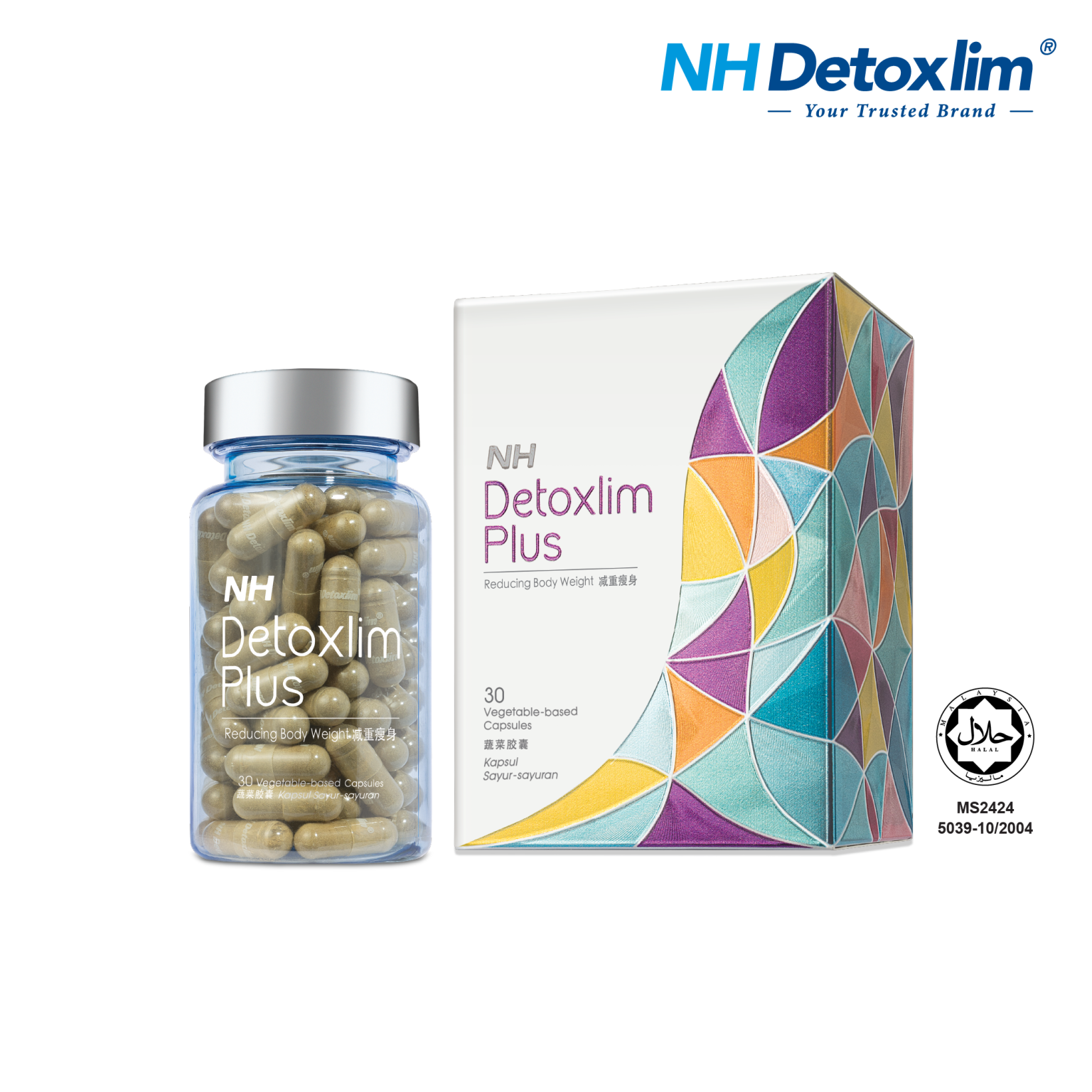 NH Detoxlim Plus (30 vegetable-based capsules) - HERBALCEUTICAL (M) SDN BHD