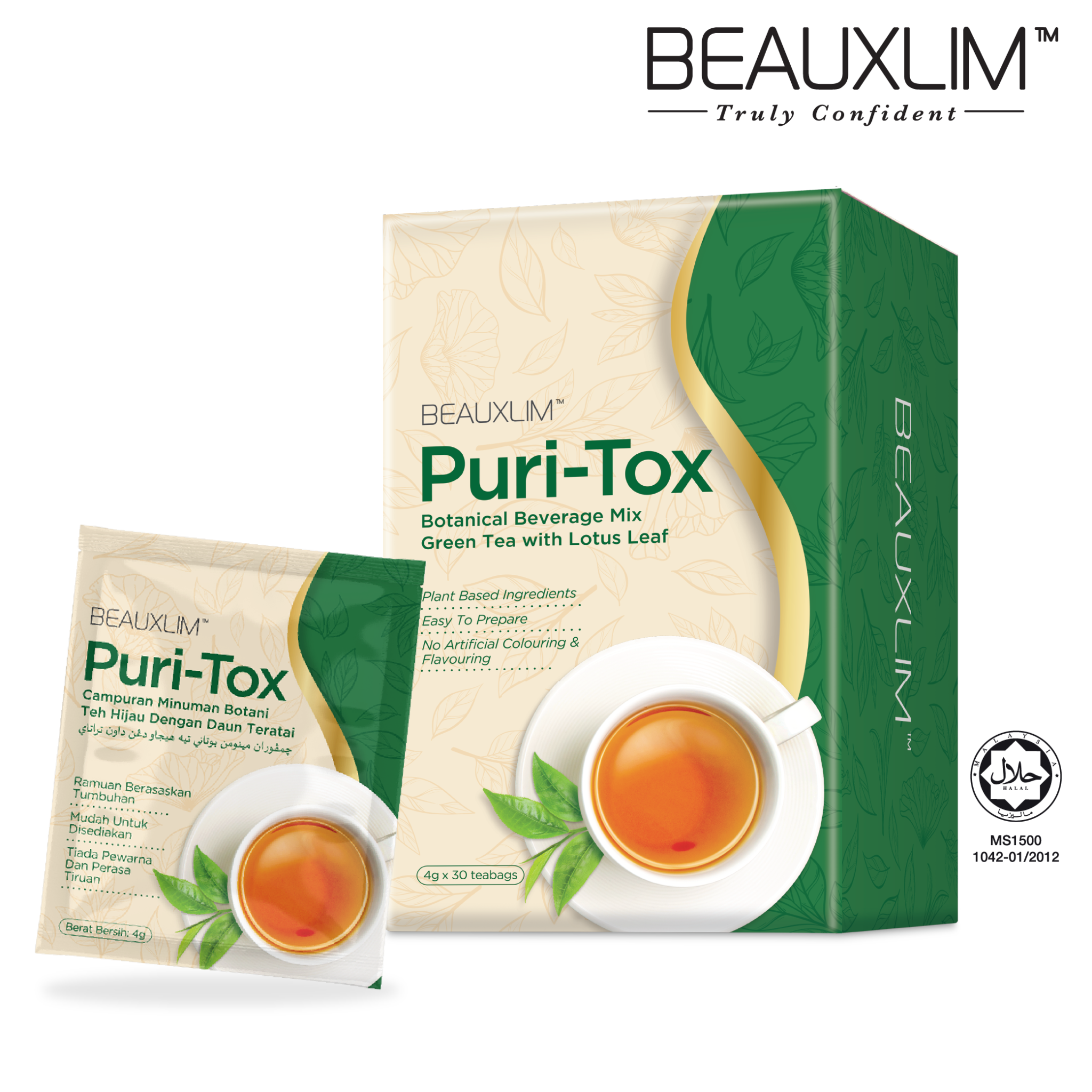 NH Natural Clenx Tea (3g x 40+10+5 sachets) - HERBALCEUTICAL (M) SDN BHD